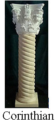 Spiral columns, rope columns by Imperial Productions 1-800-399-7585 ...
